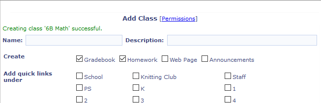 Setting up Class Resources for Students | View