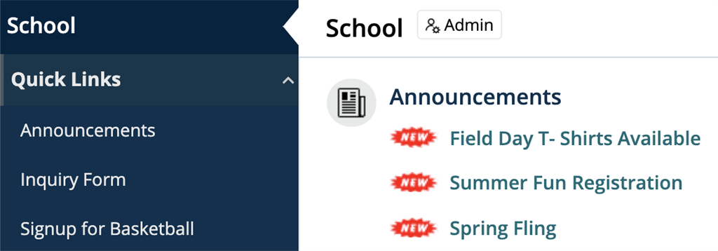 Announcements | View