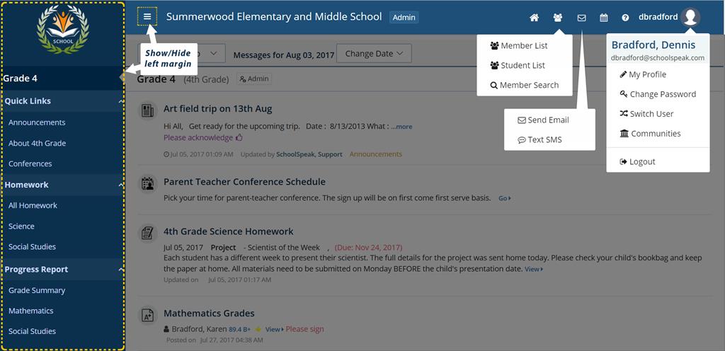 Announcements | View